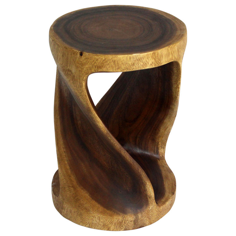 Corby Solid Wood End Table 20 H x 14 W x 14 D